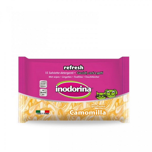 Inodorina Dog Refresh Chamomile vlazne maramice 15kom