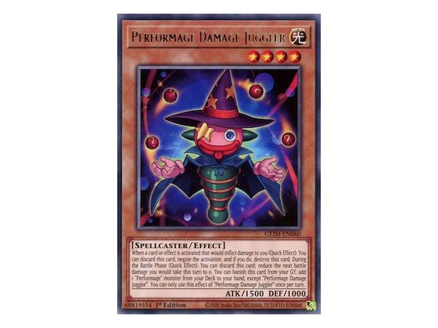 Yu-Gi-Oh! Performage Damage Juggler - GEIM-EN060