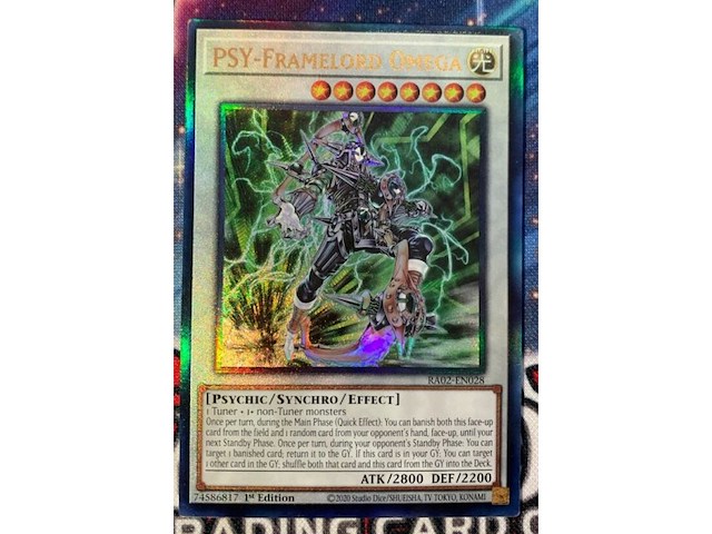 Yu-Gi-Oh! PSY-Framelord Omega - RA02-EN028