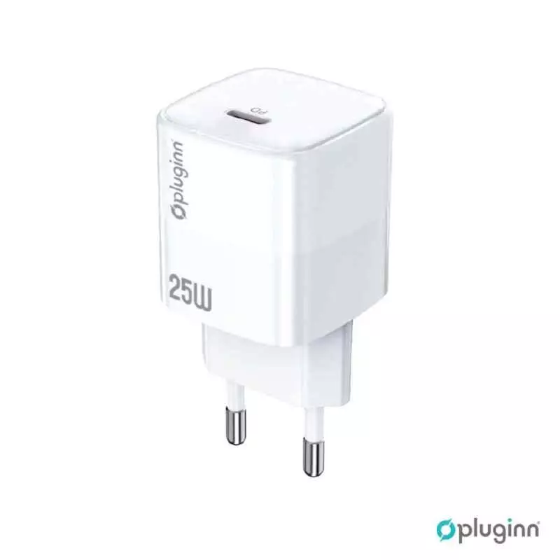 Kucni punjac Pluginn PI-D73-25w,PD 3.0,PPS,25W sa PD iPhone lightning kablom beli CE