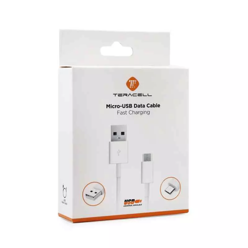 Data kabl Teracell Plus 2.4A micro USB crni 1.2m