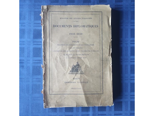 Documents diplomatiques 1938-1939