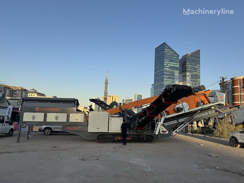 Polygonmach 1175*800mm mobile tracked jaw crusher čeljusna drobilica