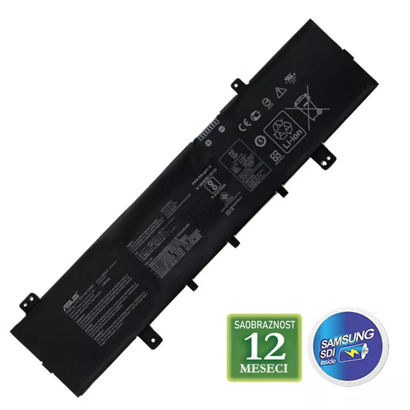 Baterija za laptop ASUS VivoBook 5pins X505 series / B31N1631 11.52V 42Wh / 3727