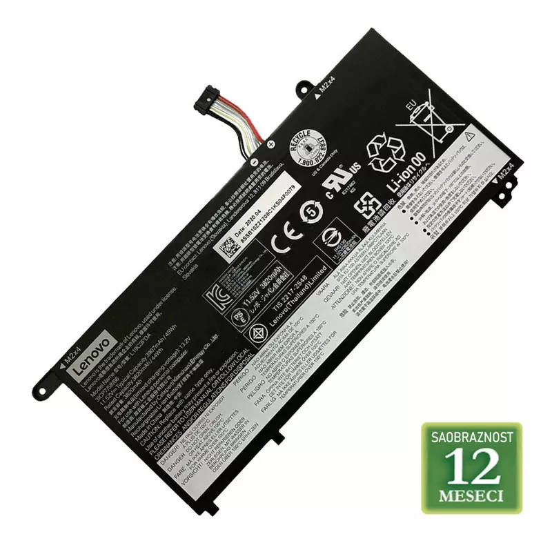 Baterija L19D3PDA za laptop Lenovo ThinkBook 14 Gen 2 11.52V-11.58V / 3907mAh /