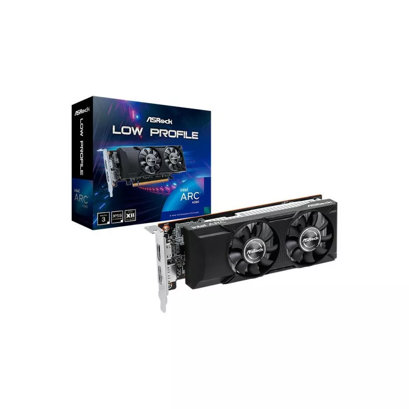 SVGA Asrock ARC A380 LP 6GB GDDR6, A380 LP 6G/90-GA46ZZ-00UANF