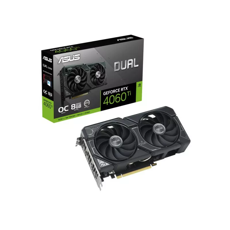 SVGA ASUS Geforce RTX 4060 TI DUAL 8GB GDDR, DUAL-RTX4060TI-O8G