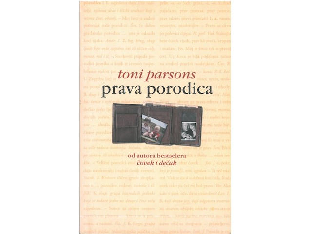 PRAVA PORODICA, Toni Parsons