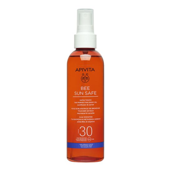 Apivita Bee Sun Safe ulje za telo za perfektan ten SPF 30 200ml