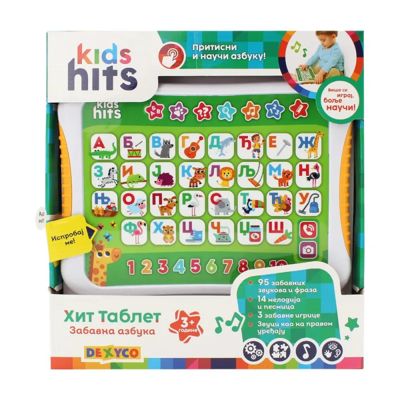 Kids Hits Interaktivni tablet azbuka