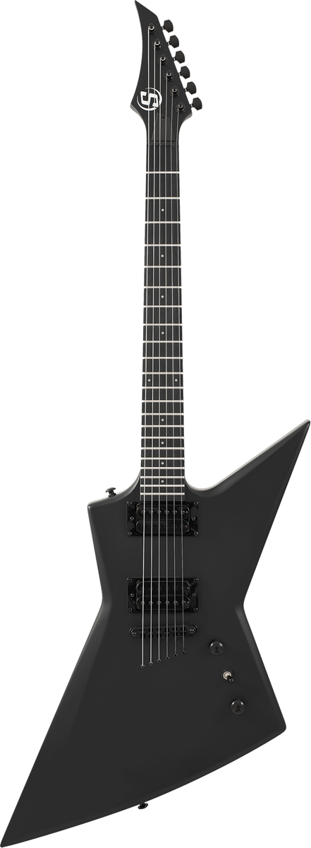 S by Solar EB4.6C Carbon Black električna gitara + torba