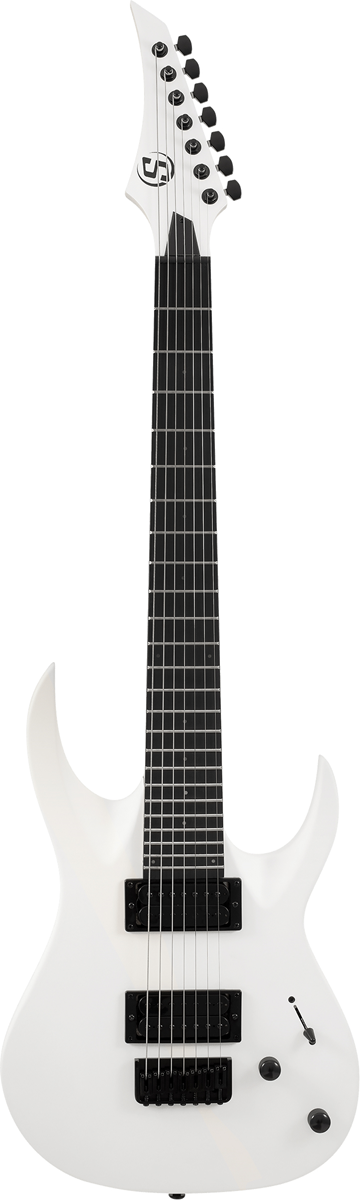 S by Solar AB4.7W 7 String White Matte 7-žičana električna gitara