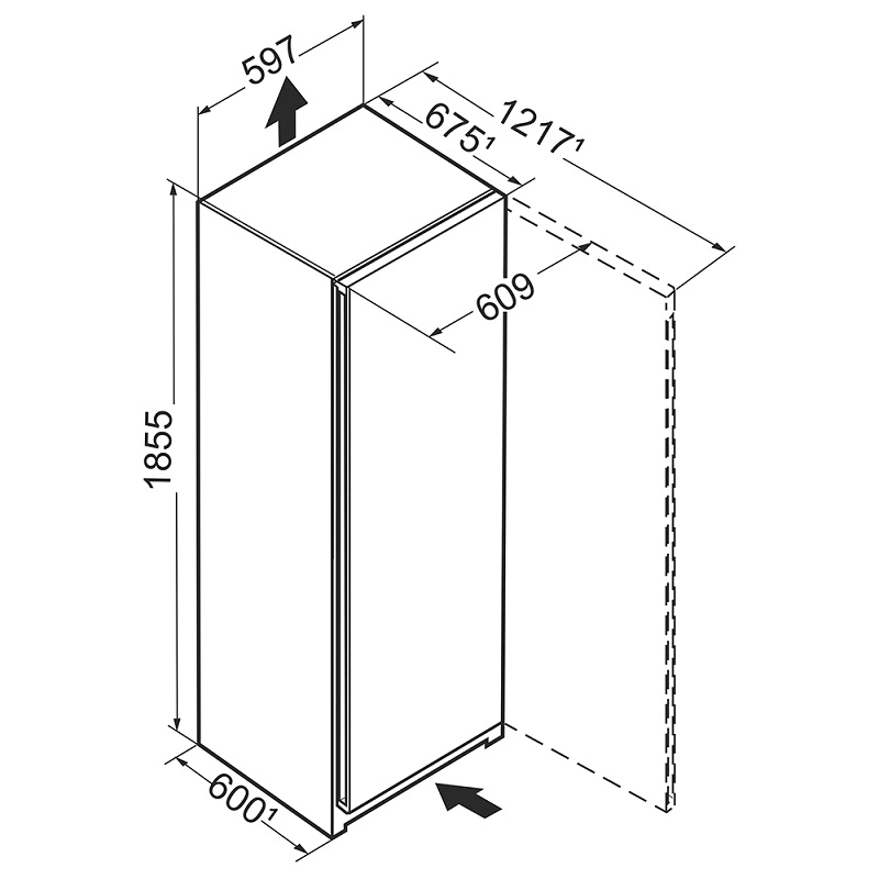 Liebherr vertikalni zamrzivač FNe 5207 - Pure Line