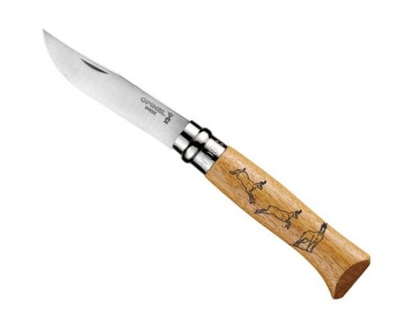 Noz Opinel 001621 Inox 8 graviran srndac