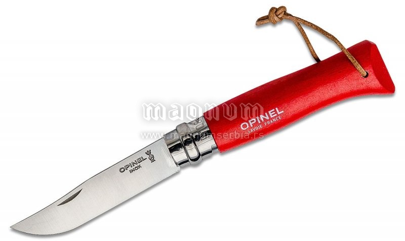 Noz Opinel 001705 Inox 8 Colorama crveni