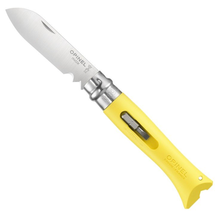 Noz Opinel 001804 Inox No9 Diy Yellow