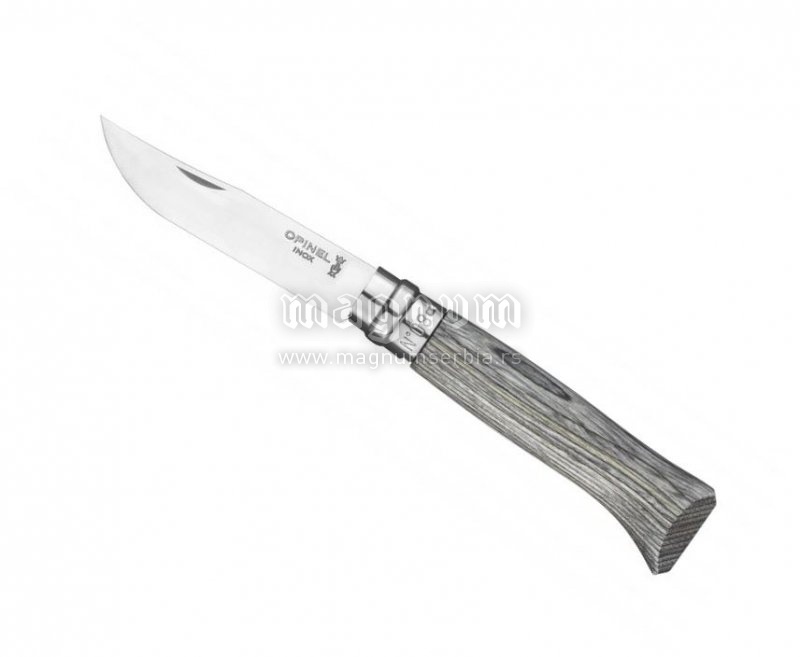 Noz Opinel 002389 Inox 8 Laminiran siv