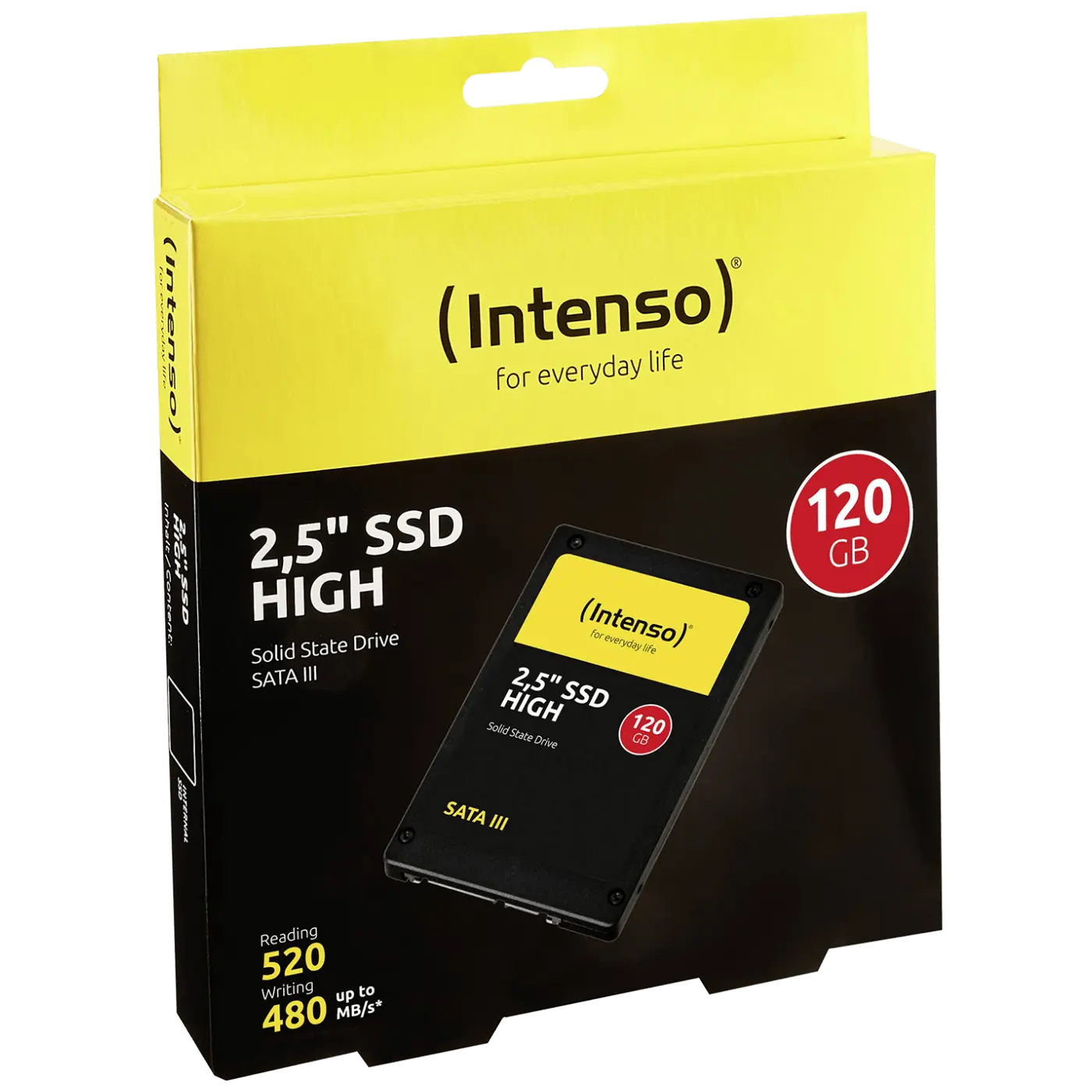 INTENSO SSD disk 2.5" 120GB, SATA III High, SSD-SATA3-120GB/High