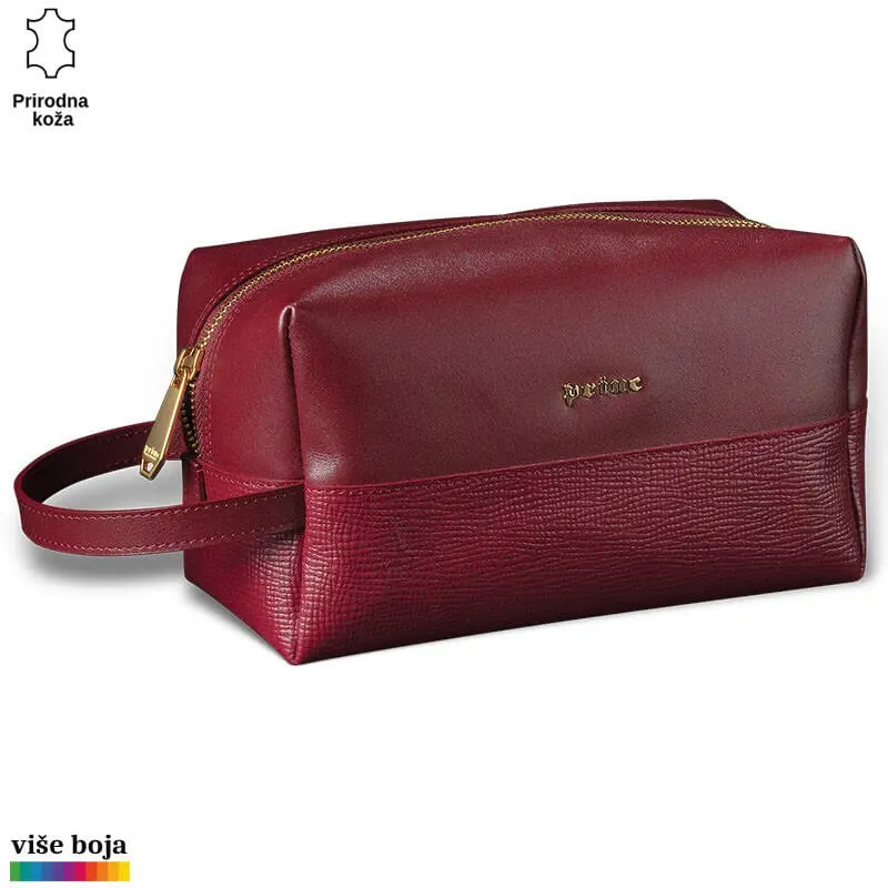 Princ Leather Neseser, Kožni, Bordo