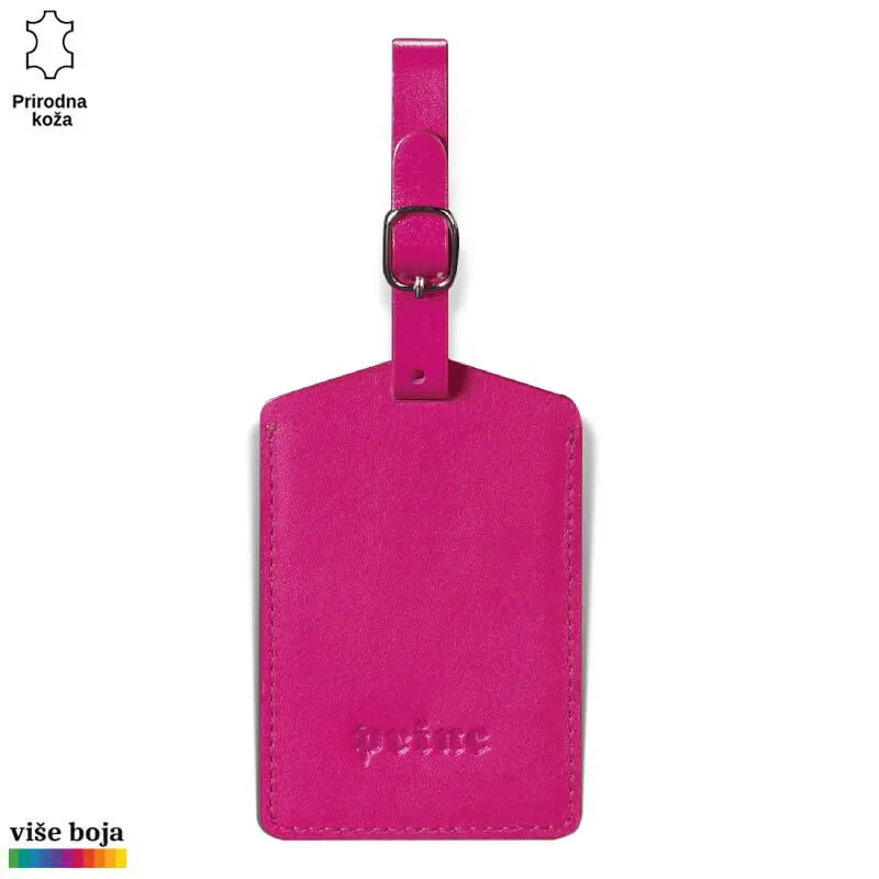 Princ Leather Identifikacije za torbu, Roze