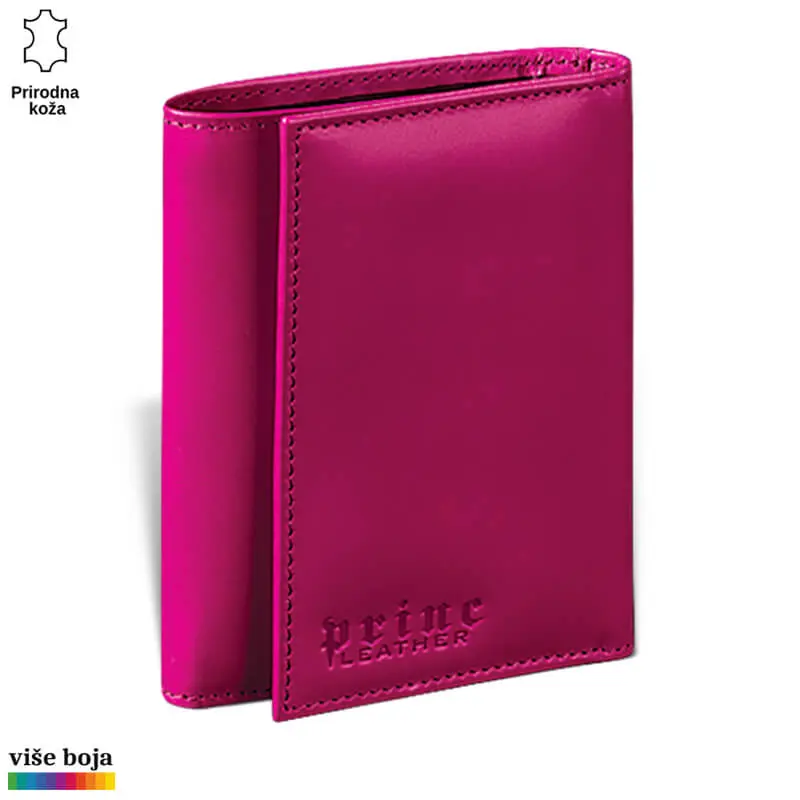 Princ Leather Ženski novčanik Beta, Kožni, Roze