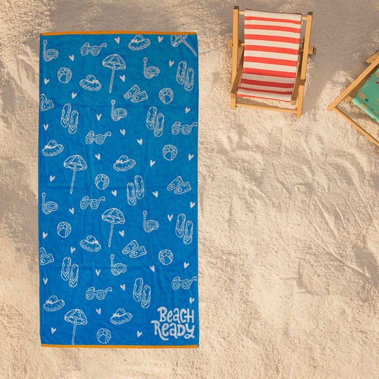 Plažni peškir BEACH MASTER 86x173 - Beach Umbrella Turquoise