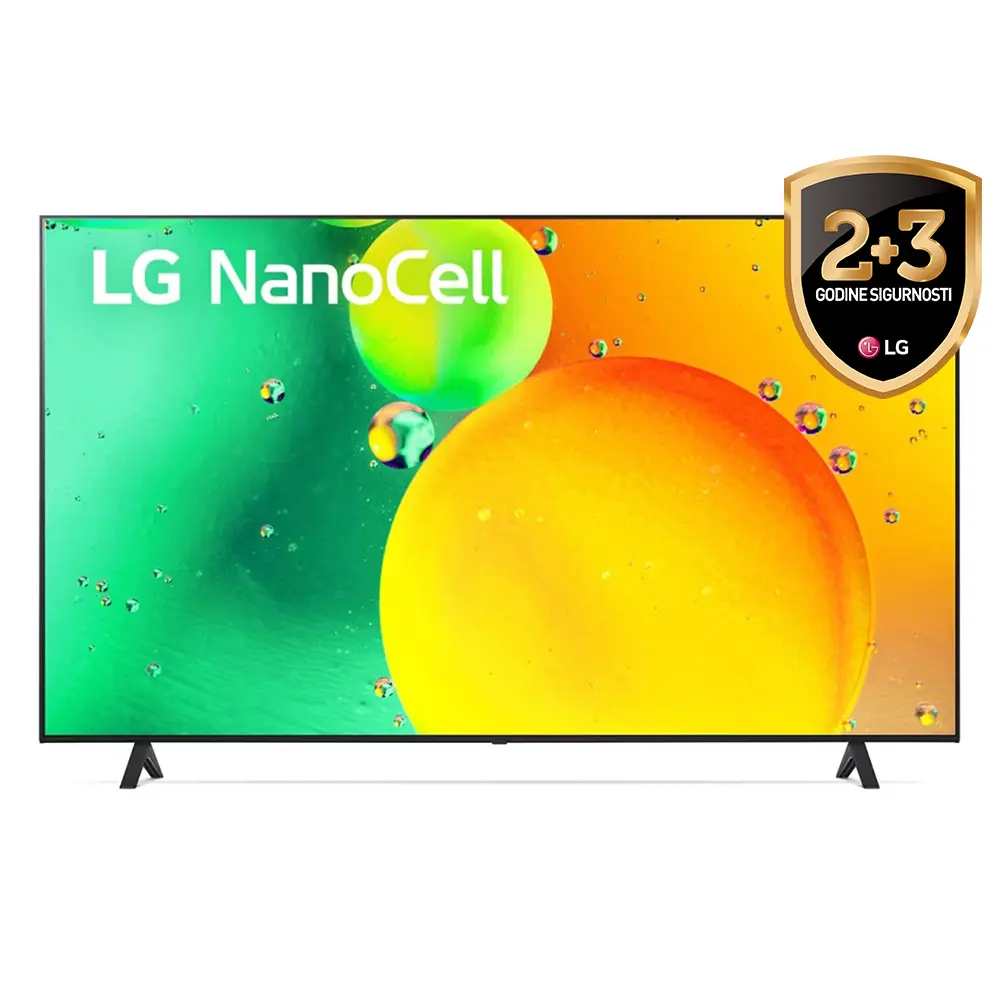 LG Televizor 43NANO753QC 43'', Smart, 4K, NanoCell, NANO75, LCD, UHD, WebOS, Crni