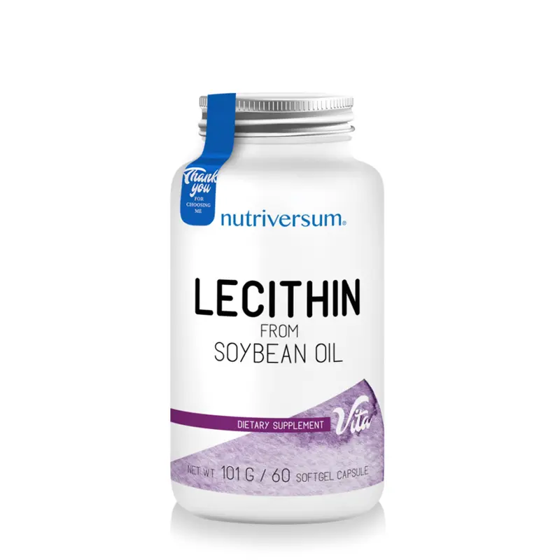 Nutriversum Lecithin from Soybean Oil, 60 kapsula