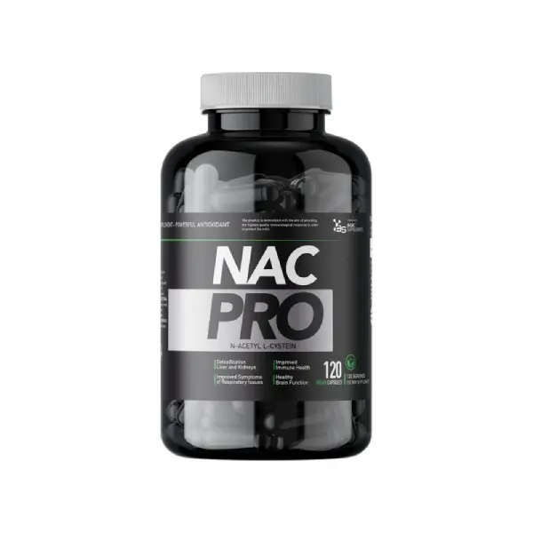 Basic Supplements NAC Pro (N-Acetyl L-Cysteine), 120 kapsula