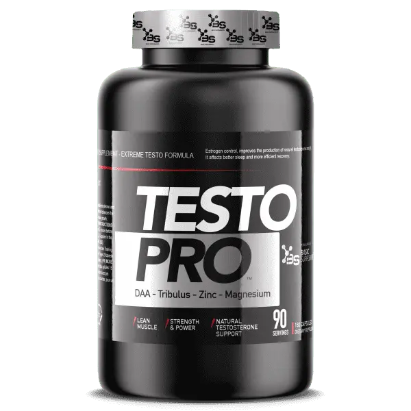 Basic Supplements Testo Pro, 180 kapsula