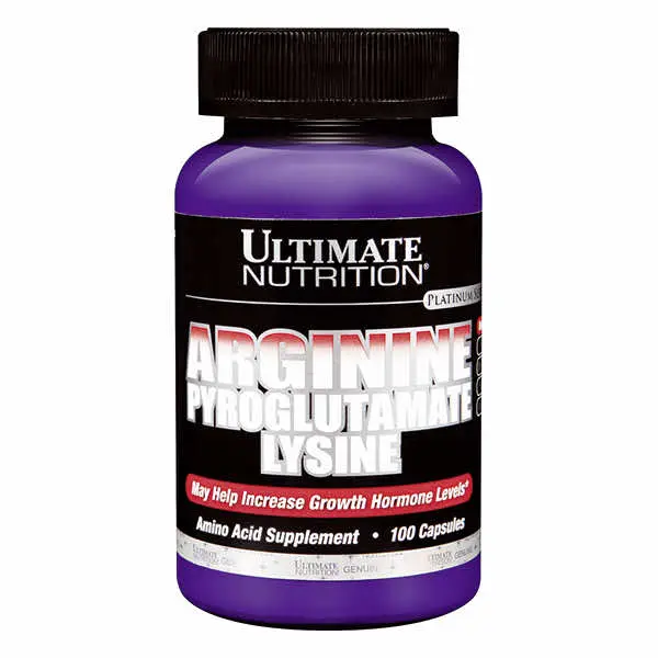 Ultimate Nutrition Arginine Pyroglutamate Lysine za mišićnu masu, 100 kapsula