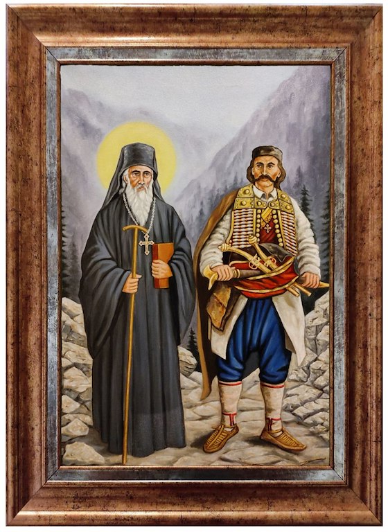 Sv.Vasilije i Bajo Pivljanin na putu za Ostro