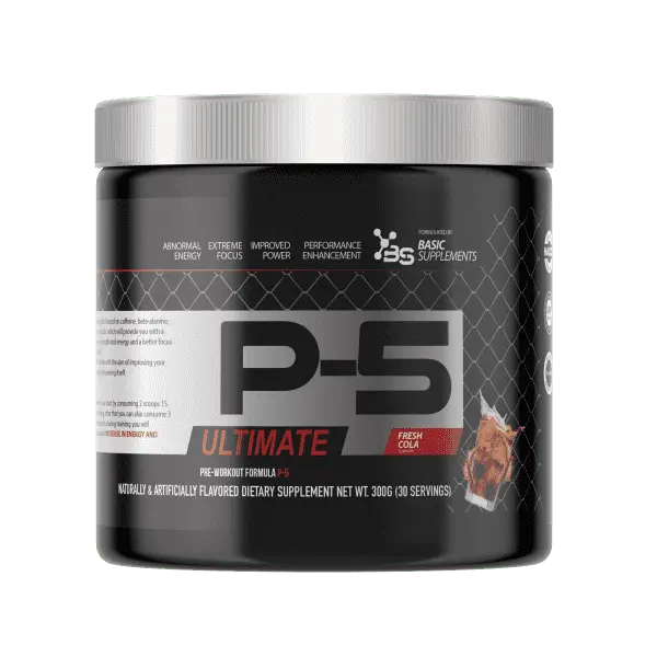 Basic Supplements P-5 Pre-Workout, Ukus Koka-kole, 300g