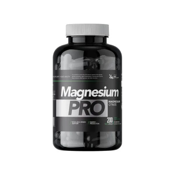 Basic Supplements Magnezijum citrat Pro, 200 kapsula