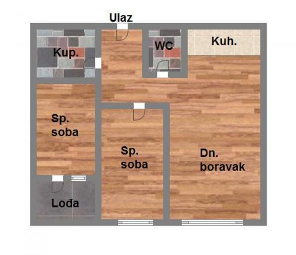 Trosoban stan na prodaju, 66m2, 147.600€