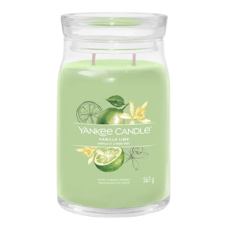 Yankee candle Mirisna sveća Vanilla lime signature, Velika