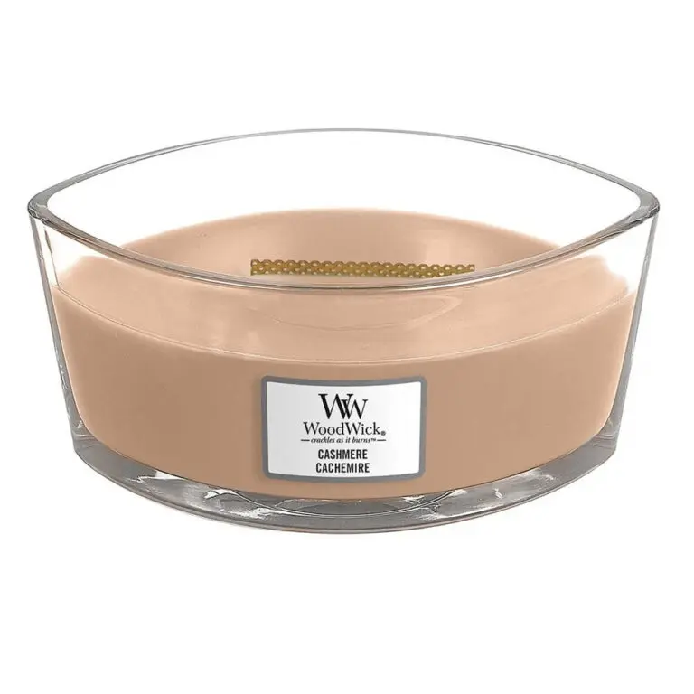 Woodwick Mirisna sveća Cashmere elipsa classic