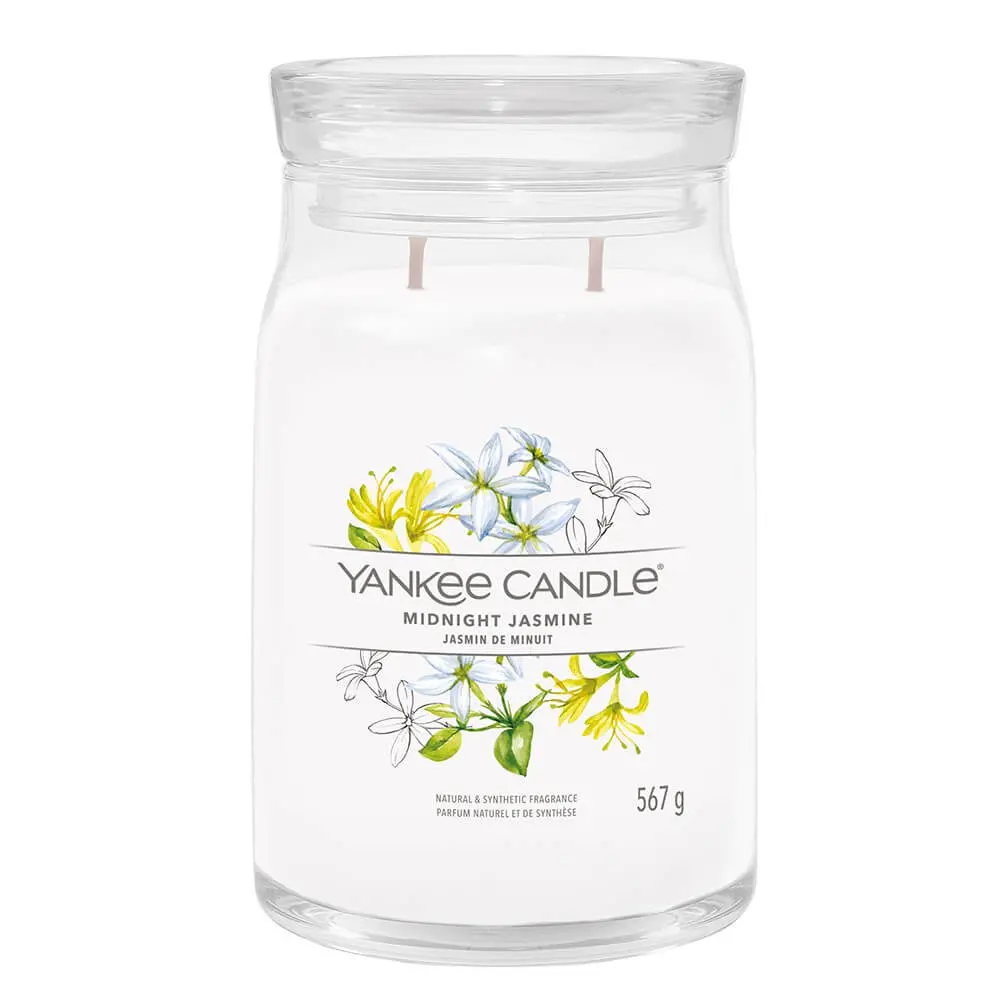 Yankee candle Mirisna sveća Midnight jasmine signature, Velika