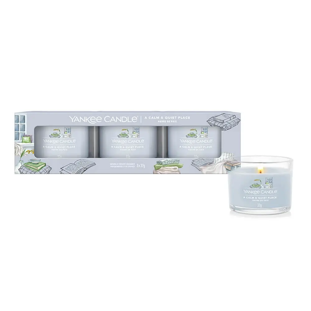 Yankee candle Mirisna sveća A calm & quite place, 3 komada