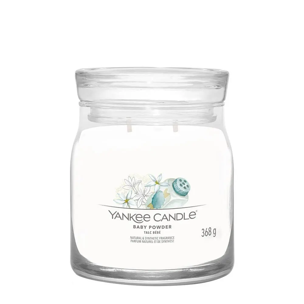 Yankee candle Mirisna sveća Baby powder signature, Srednja