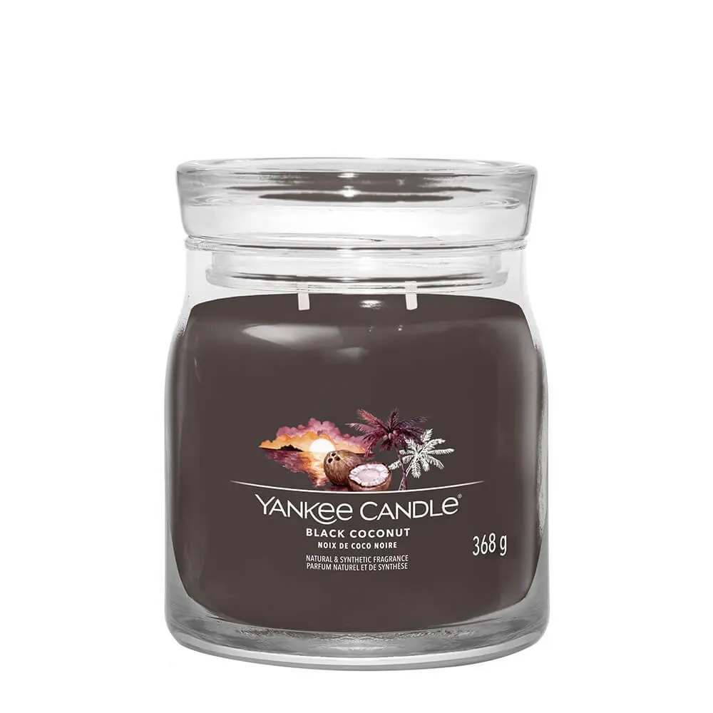 Yankee candle Mirisna sveća Black coconut signature, Srednja