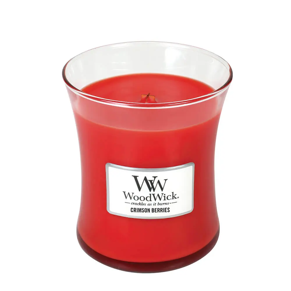 Woodwick Mirisna sveća Crimson berries classic, Srednja