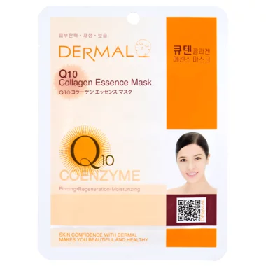 DERMAL Sheet maska za lice DERMAL Collagen Essence Q10 koenzim