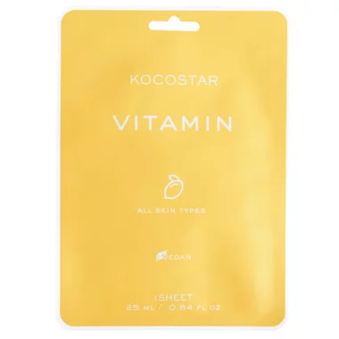 KOCOSTAR Sheet maska za podmlađivanje kože lica KOCOSTAR Vitamin