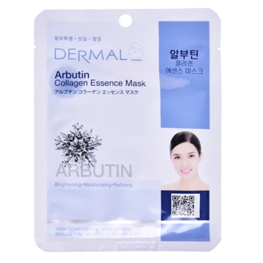 DERMAL Sheet maska za lice DERMAL Collagen Essence arbutin