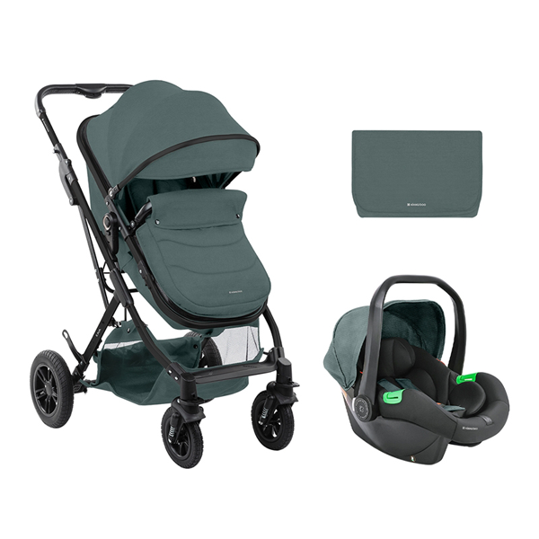 Kikka Boo Kolica za bebe Kaia Premium Mint set 2in1 sa autosedištem I-Size KKB11242-SET