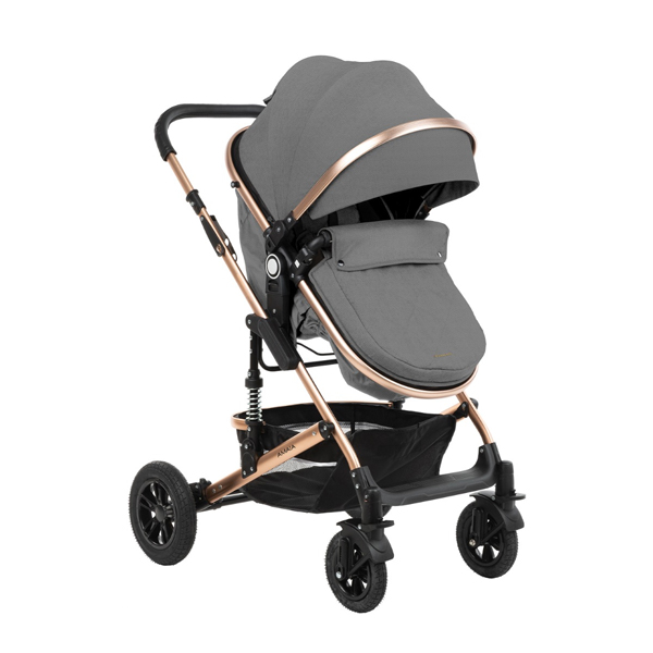 Kikka Boo Kombinovana kolica za bebe Amaia premium Dark Grey KKB11244