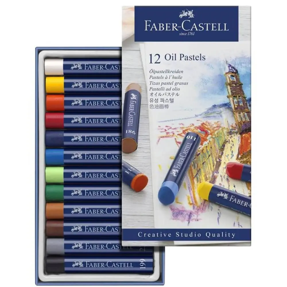Faber castell Set uljane pastele, 12 komada
