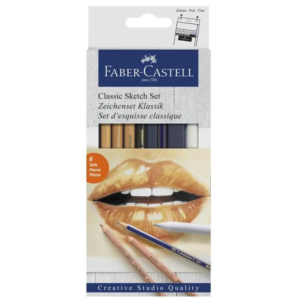 Faber-Castell 114004 Set za crtanje, 6 komada