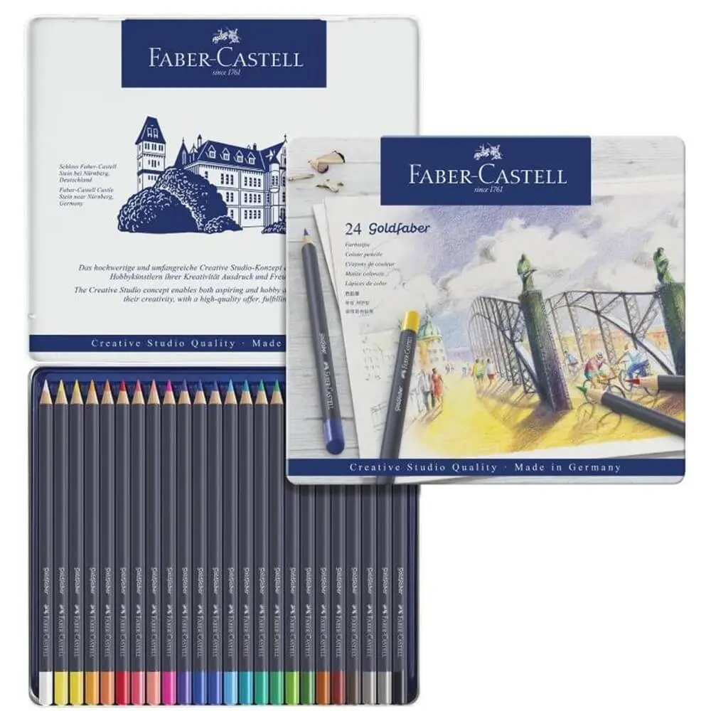 Faber-Castell Goldfaber 114724 Drvene bojice, 24 komada